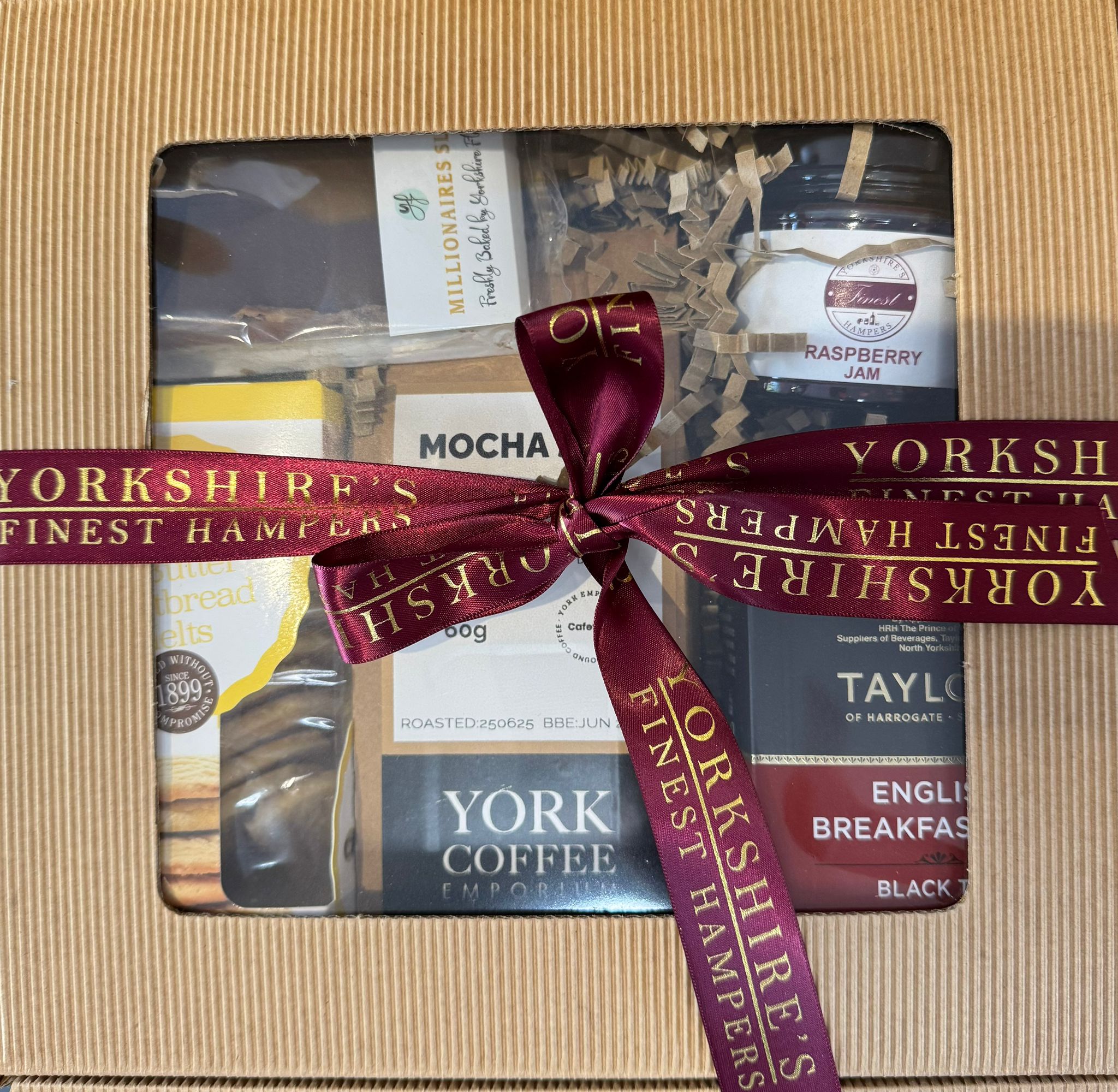 Just Tea & Biscuits Box Hamper – Yorkshire's Finest Hampers Limited